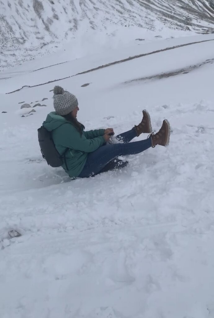 Sledding in Garmisch, Germany - Brittany McAnally